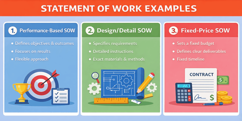 Statement of Work: Definition, Type, Example & Template | PM Study Circle