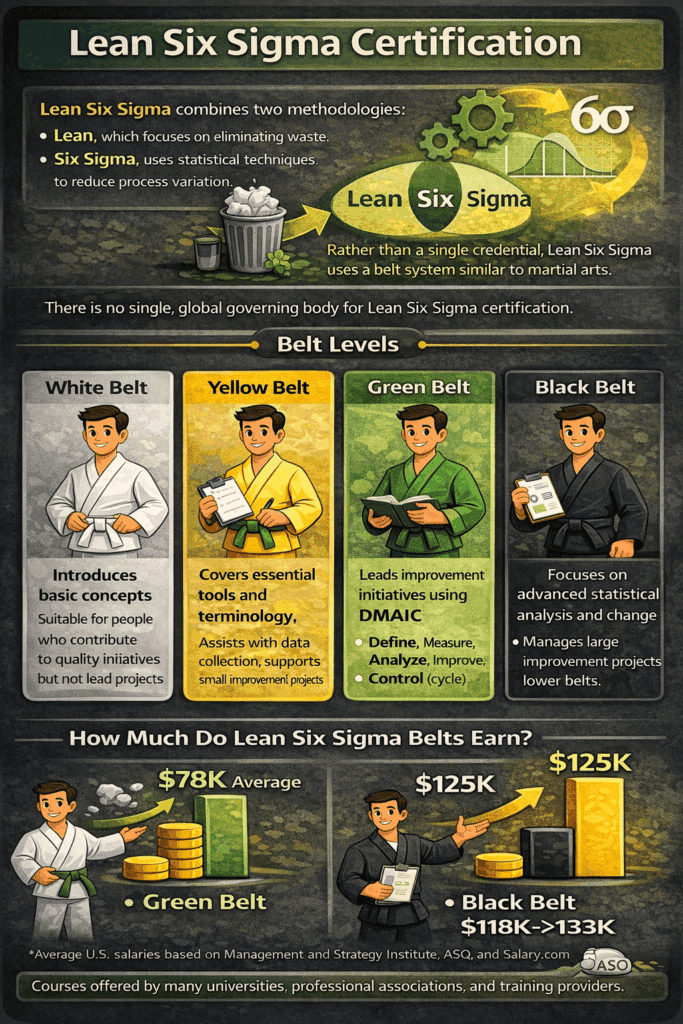 PMP Vs Lean Six Sigma Certification: Salary Comparison, Differences ...