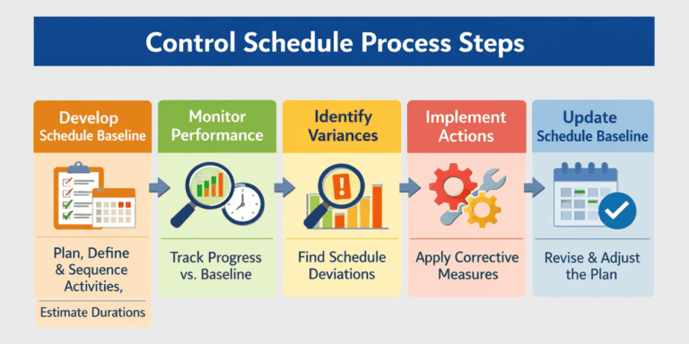 Control Schedule in Project Management: Steps & Key Tools | PM Study Circle