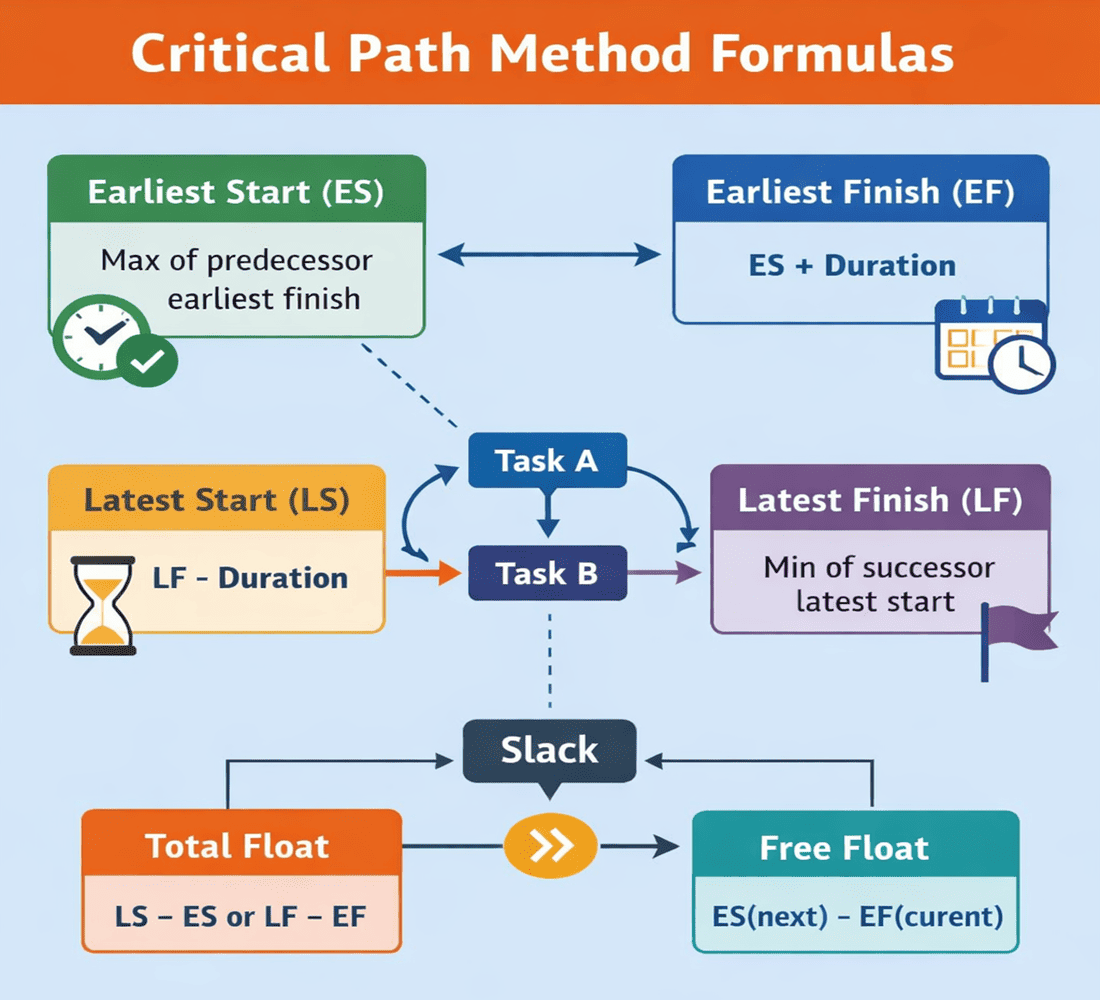 PMP Exam Formulas: Critical Path, EVM & ROI | PM Study Circle