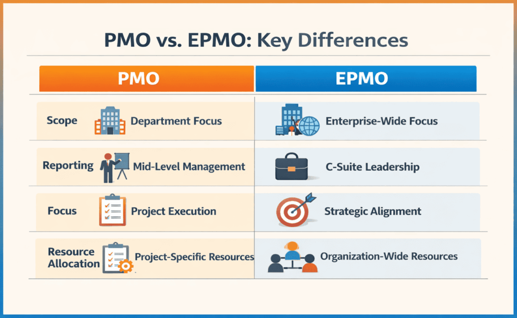 PMO Vs EPMO | PM Study Circle