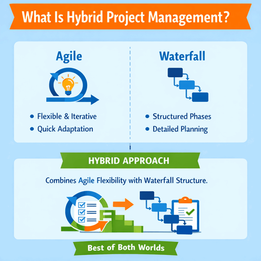 Hybrid Project Management: Combine Agile & Waterfall | PM Study Circle
