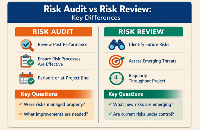 Risk Audit Vs Risk Review: Definitions, Differences & PMP Tips | PM ...