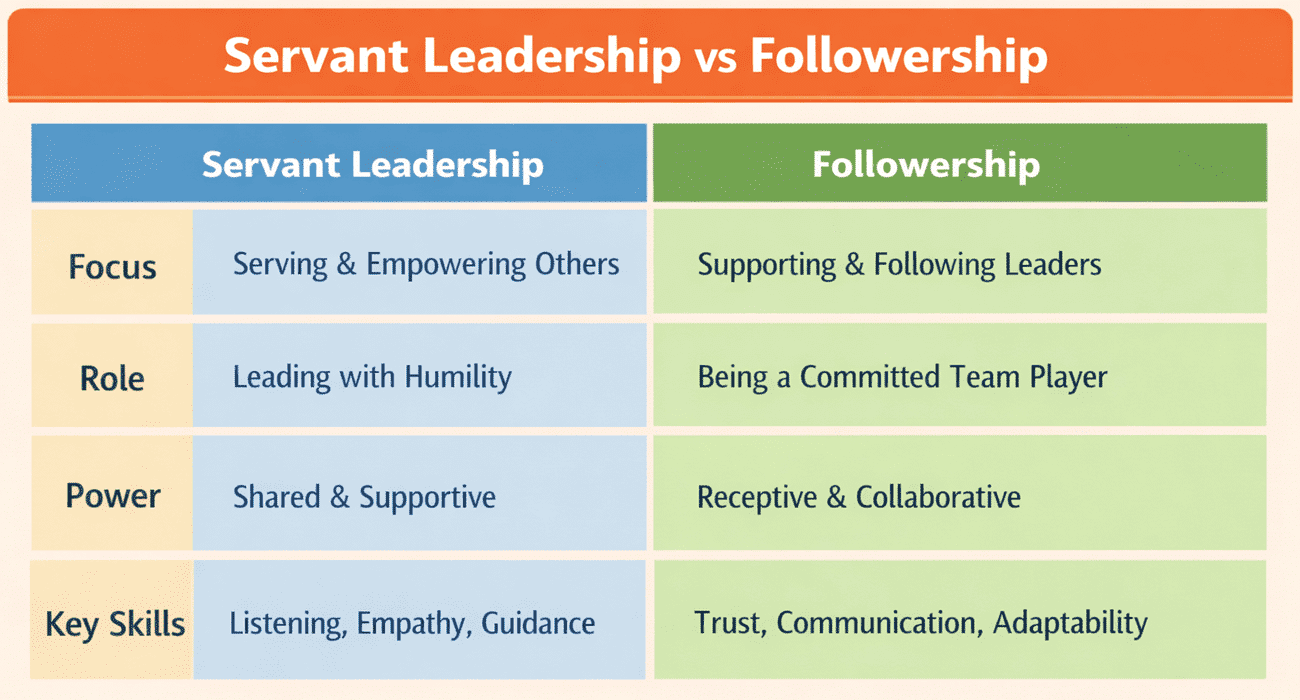 Servant Leadership Vs Followership | PM Study Circle